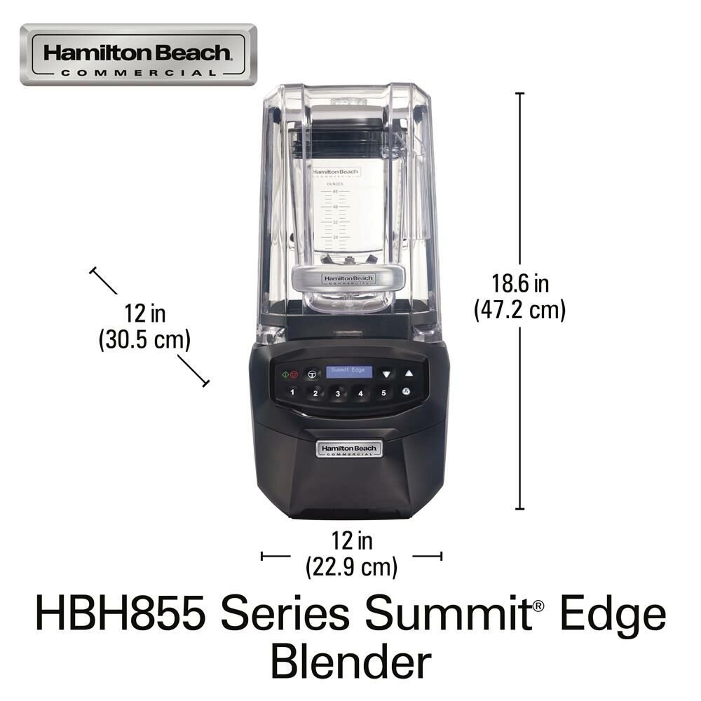 Hamilton Beach Yüksek Performanslı Blender, Ses İzalasyonlu HBH855 ...